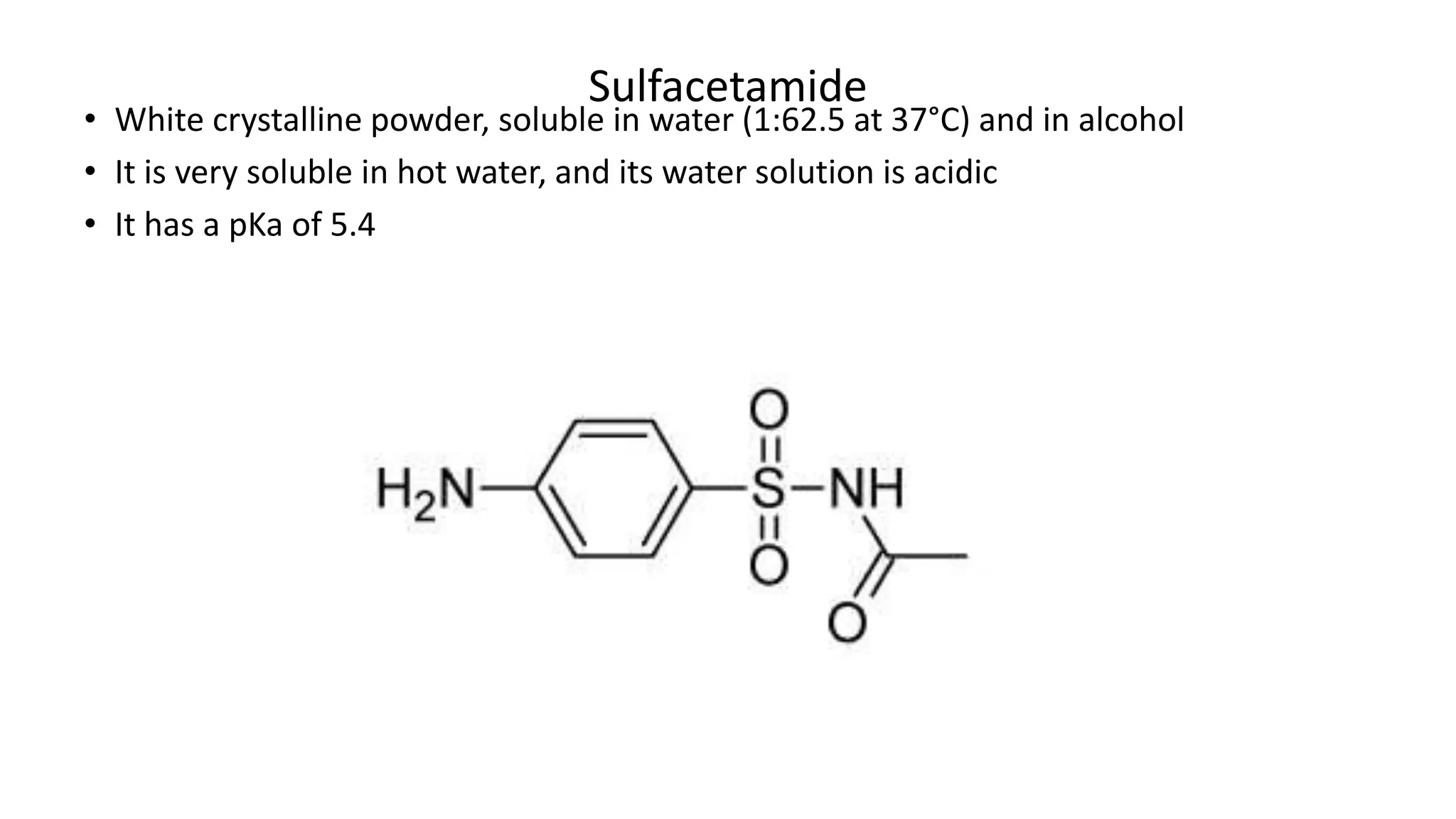 Sulphonamides, Medicinal Chemistry-III, | PPTX