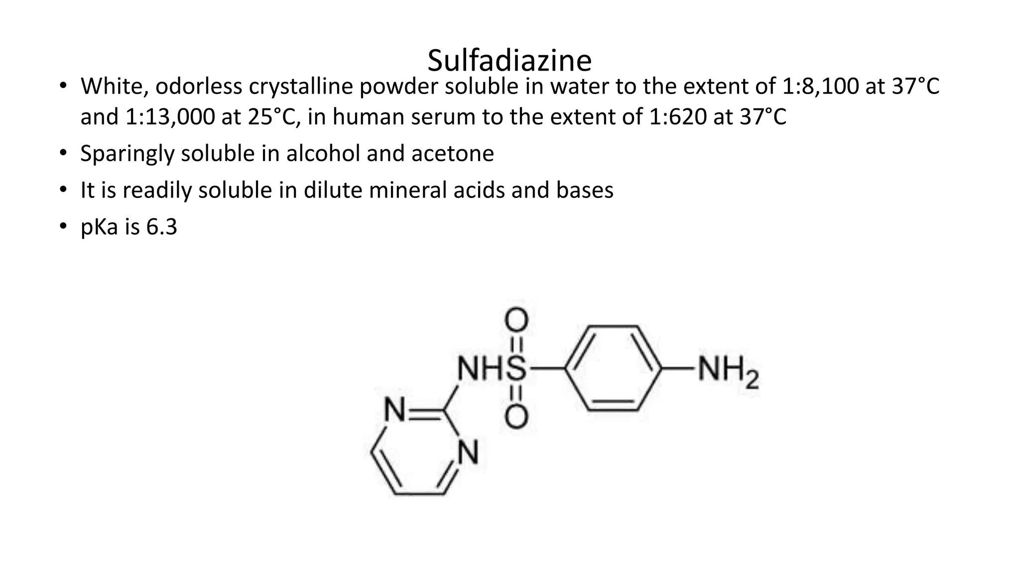 Sulphonamides, Medicinal Chemistry-III, | PPTX
