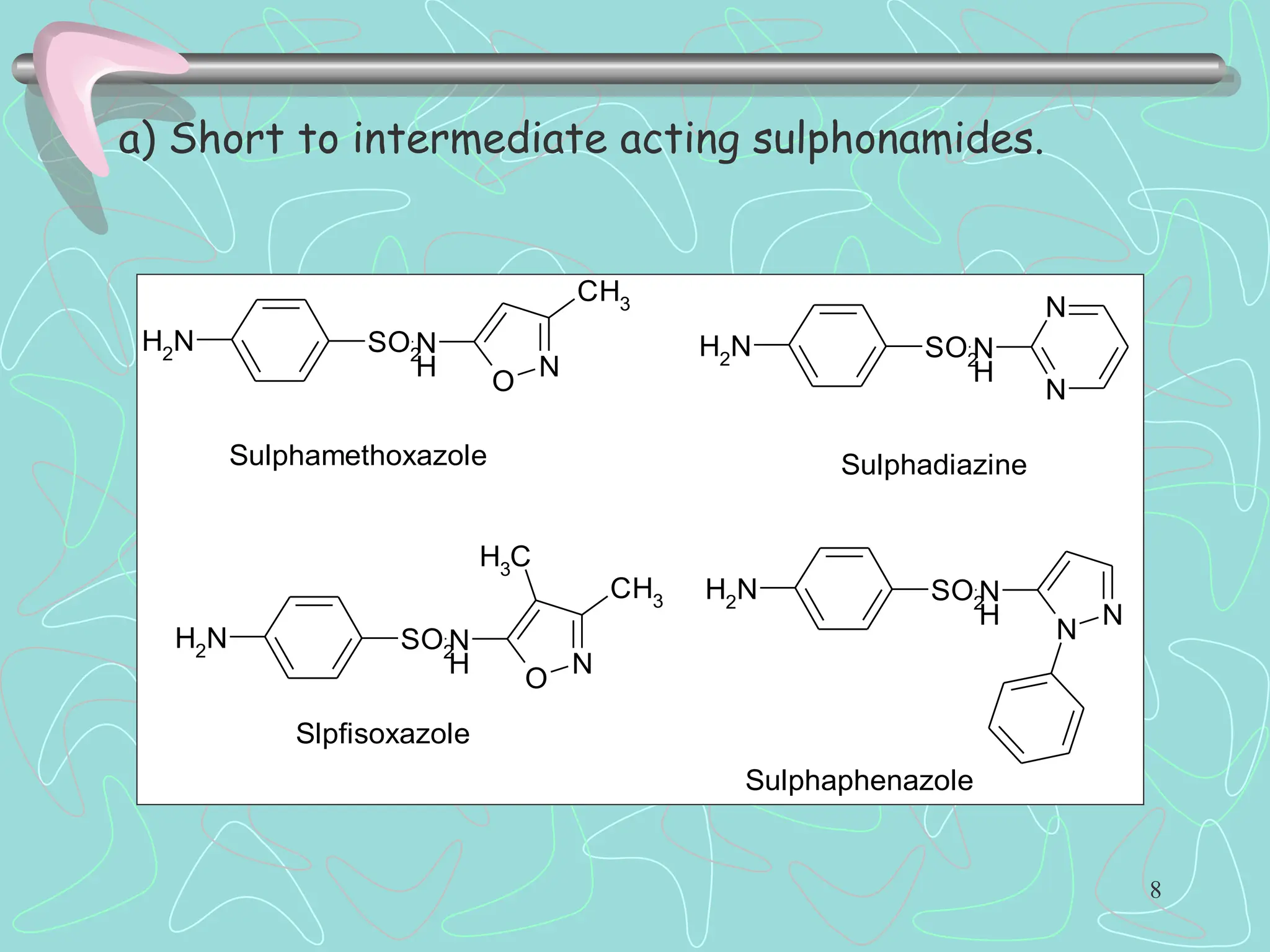 Sulphonamides.ppt B.Pharm and Pharm.D Mc | PPT