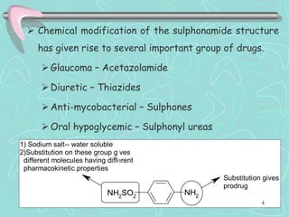 Sulphonamides.ppt B.Pharm and Pharm.D Mc | PPT