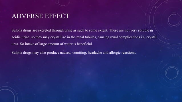 Sulphonamides Presentation of Pharmaceutical Chemistry | PPT