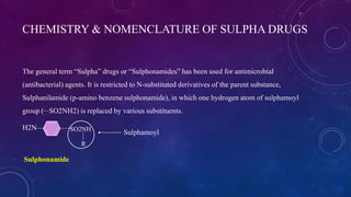 Sulphonamides presentation of Pharmaceutical Chemistry | PPT