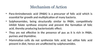 Sulphonamides / Notes / Pharmacology / Therapeutic Uses | PPTX