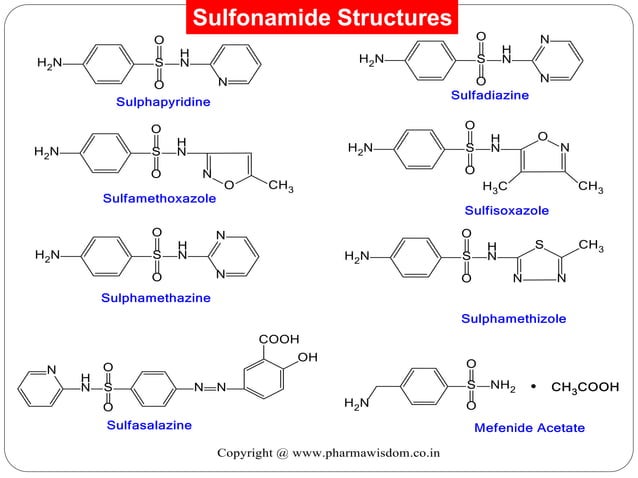 Sulphonamides (Sulfonamides) and Sulfones || B.Pharm VI Semester ...