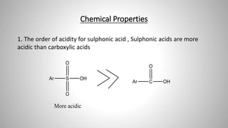 Sulphonic acid and Phenol | PPTX