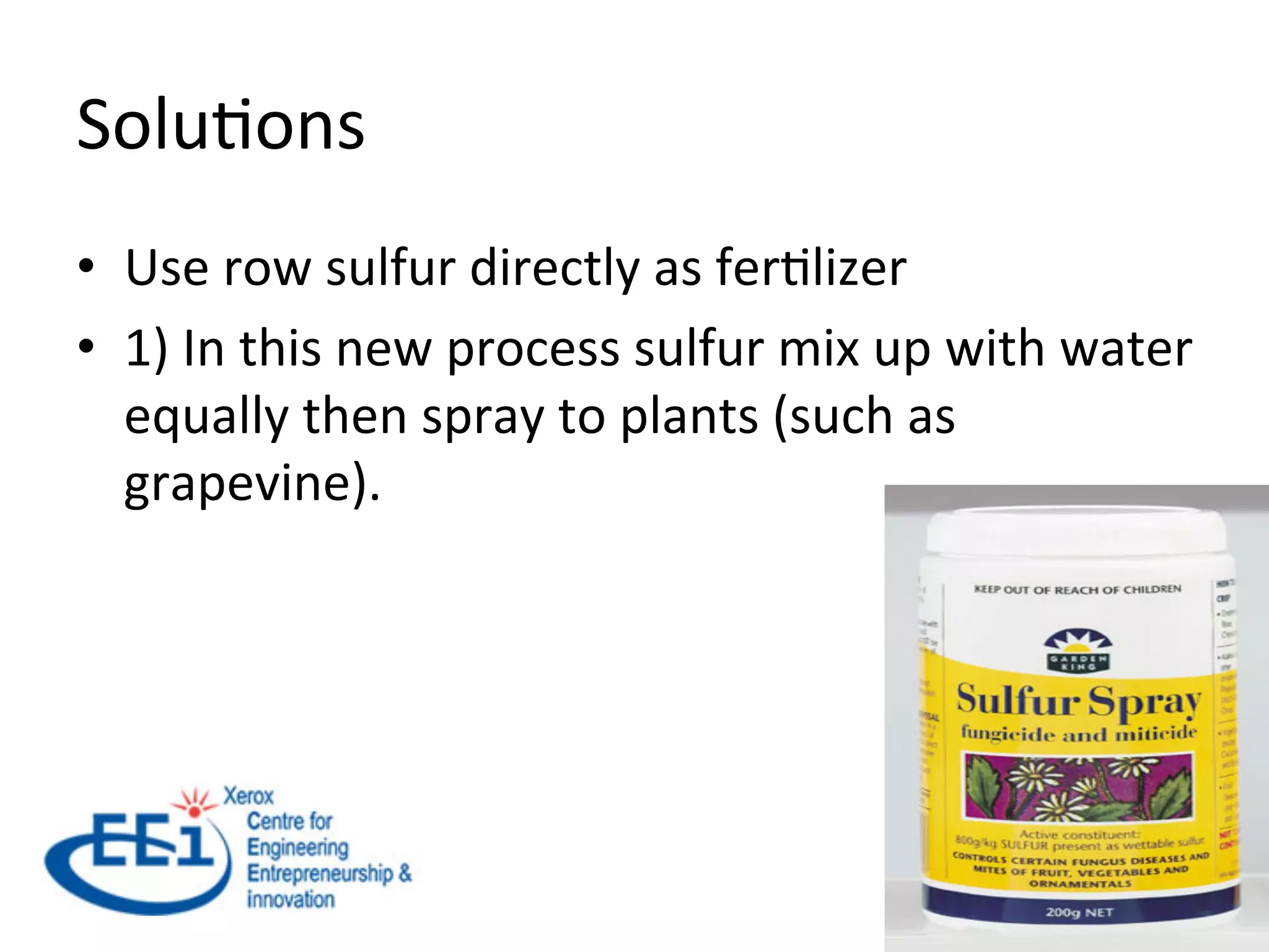 Spray Micronized Sulphur | PDF