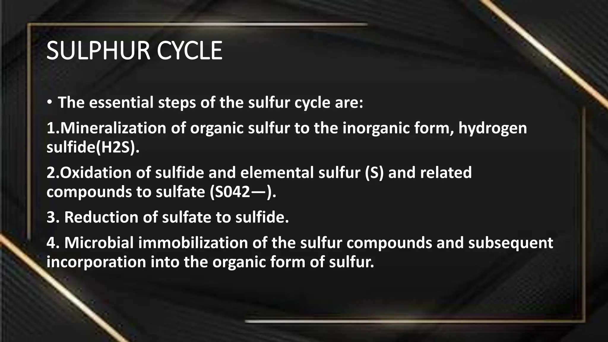Sulphur.characteristics role importances | PPT