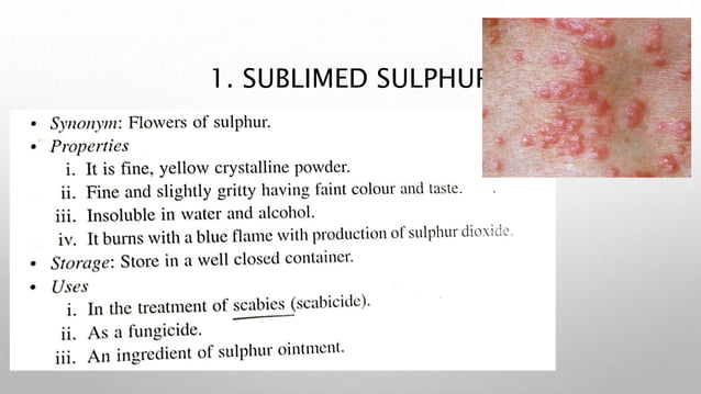 Sulphur and its compounds | PPTX