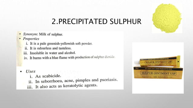 Sulphur and its compounds | PPTX