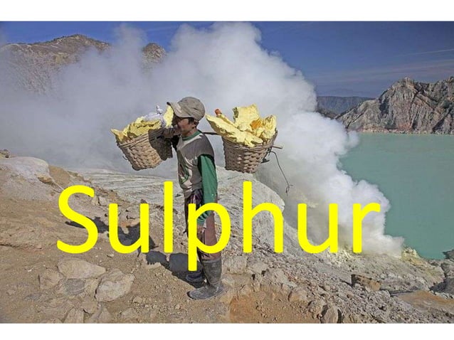 Sulphur by joseph | PPTX | Chemistry | Science