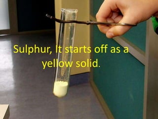 Sulphur by joseph | PPTX