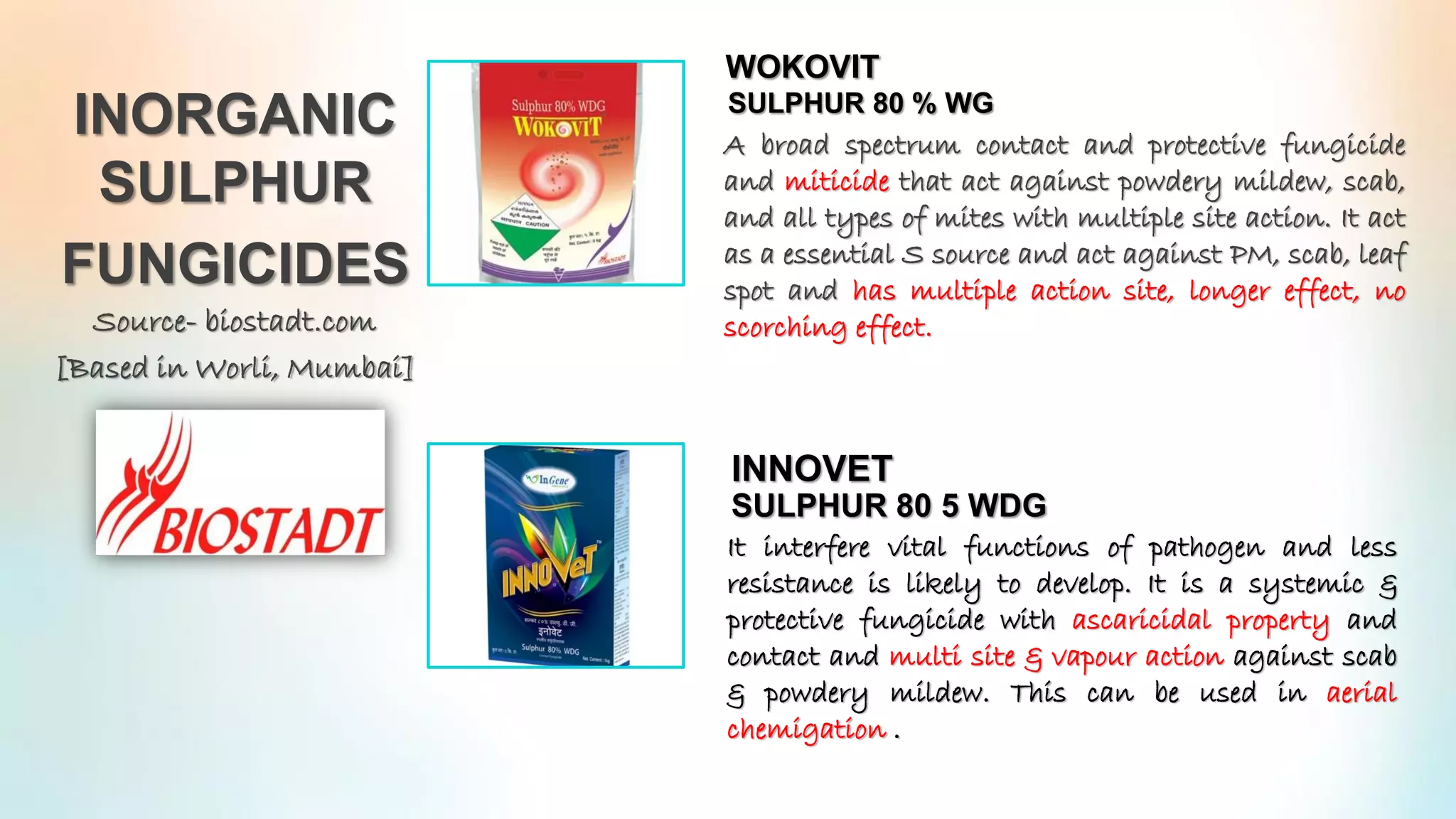 Sulphur and copper fungicides | PDF