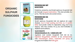 Sulphur and copper fungicides | PDF