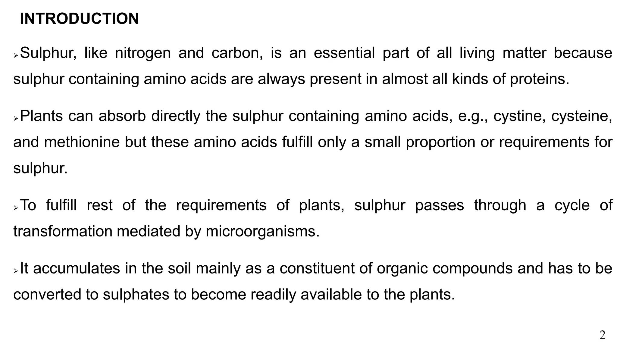 Sulphur cycle | PPTX