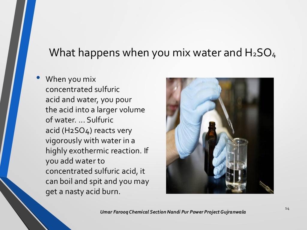 Sulphuric acid handling & safety precausion