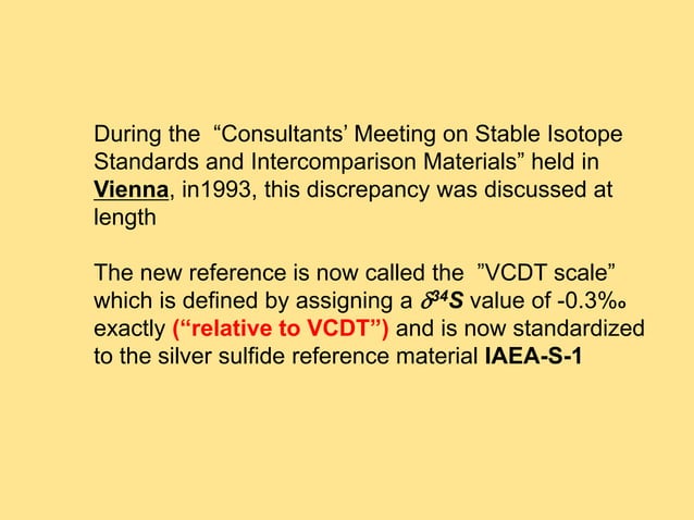 SULPHUR ISOTOPES & STRATIGRAPHY | PPTX | Chemistry | Science