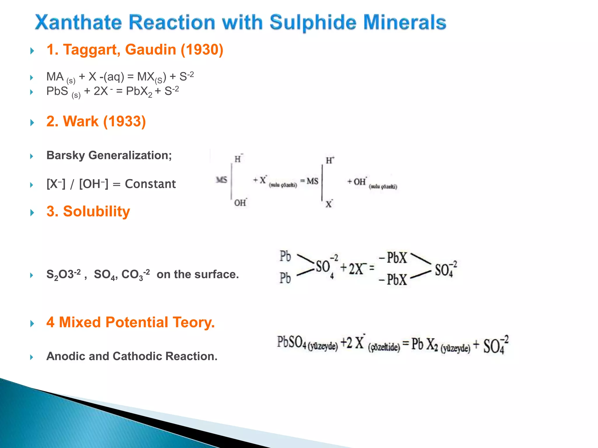Sulphur minerals flotation (2016) | PPT