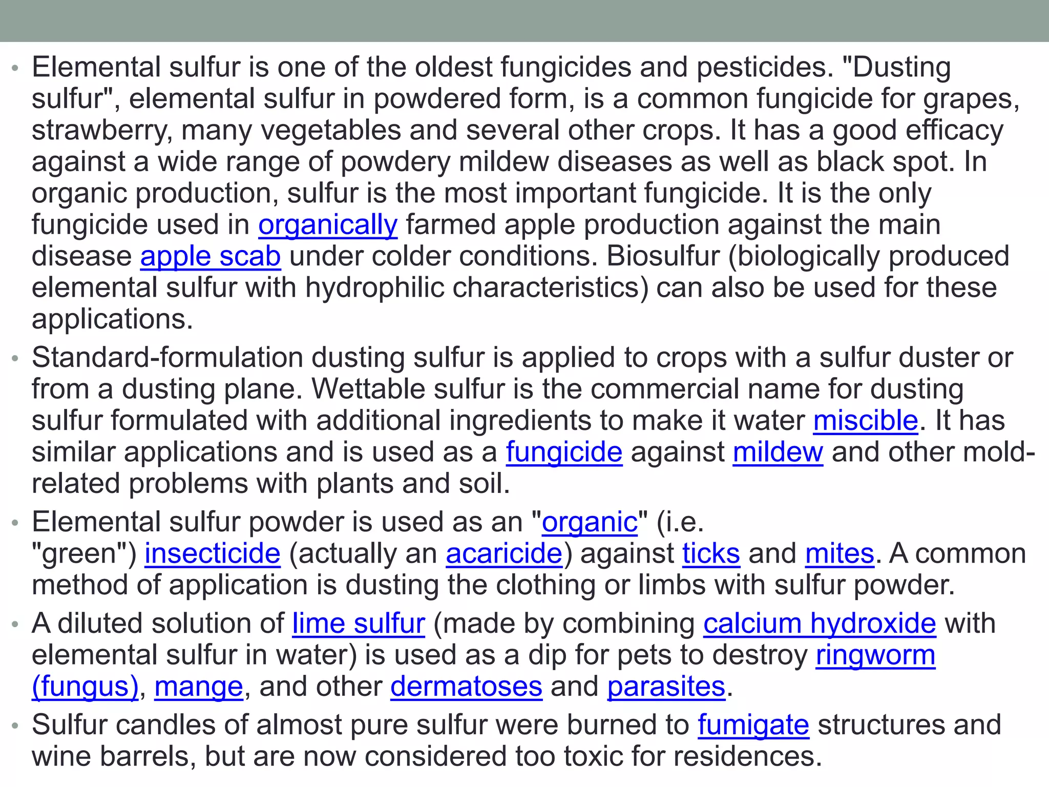 Element Sulfur | PPTX