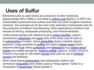 Element Sulfur | PPTX