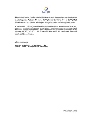 Sulpirida é contra indicada para as Nutrizes: Diga não a Medicalização ...