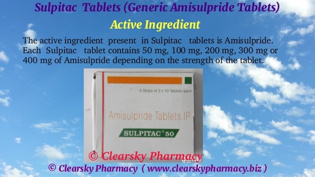 Sulpitac Tablets (Generic Amisulpride Tablets) | PPT
