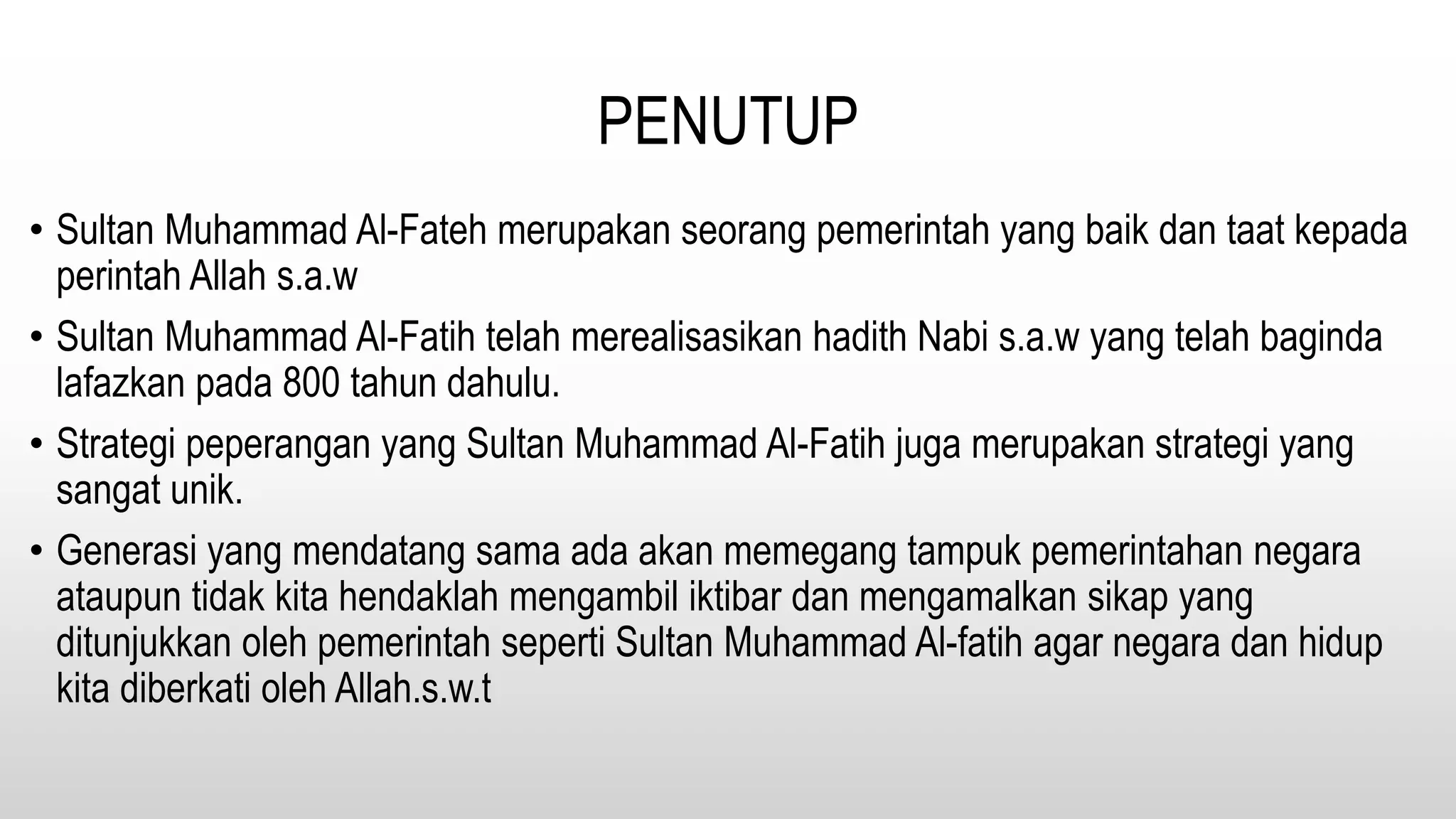 Sultan al fatih | PPTX