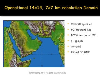 Oman NWP forecast during Phet tropicaal cyclone | PPT