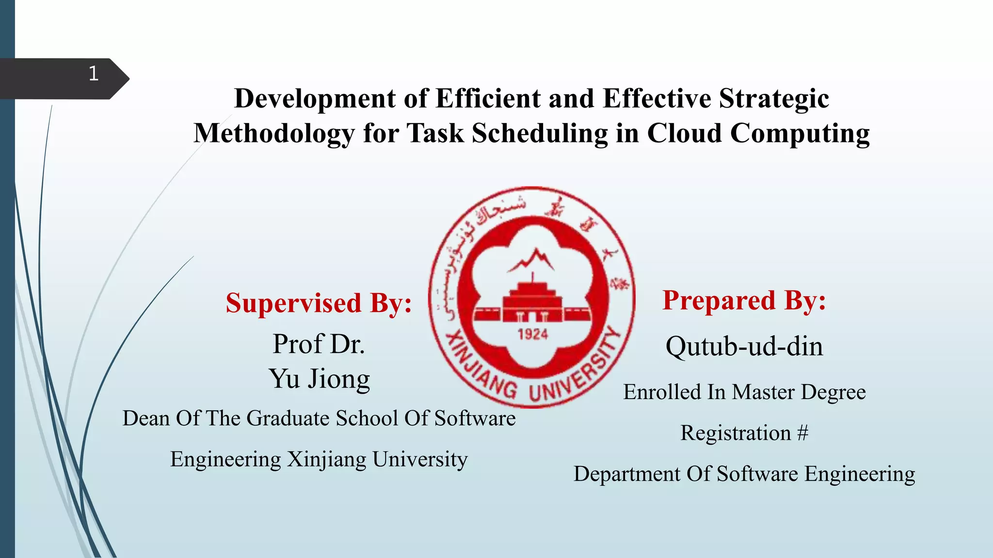 Task Scheduling Methodology In Cloud Computing Ppt