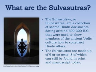 Sulvasutras | PPT