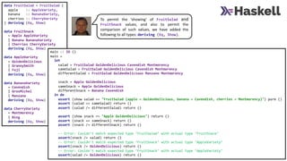 Sum and Product Types - The Fruit Salad & Fruit Snack Example - From F# ...