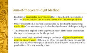 Sum of-the-years-digit | PPTX