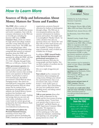 Smart Money: Money Management for Teens | PDF