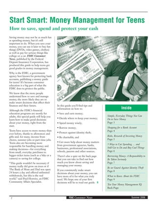 Smart Money: Money Management for Teens | PDF