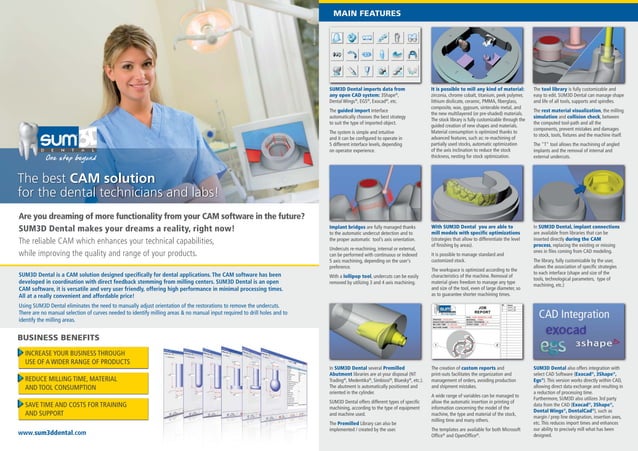 SUM3D Dental depliant_English | PPT