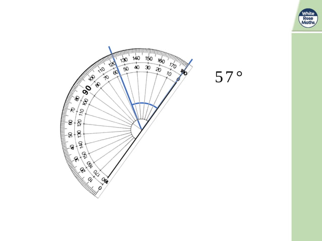 Geometry - Angles - Measure angles up to 180 | PPTX