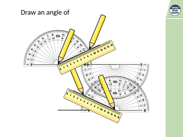 Geometry - Angles - Draw angles up to 180 | PPTX