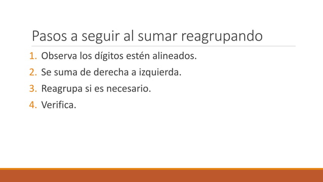 SUMA REAGRUPANDO | PPT