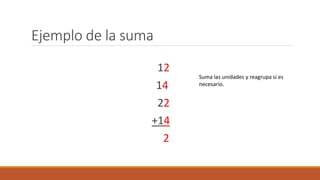 SUMA REAGRUPANDO | PPT