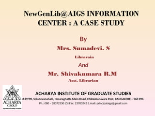 NewGenLibrary Automation Software for librtaries | PPT