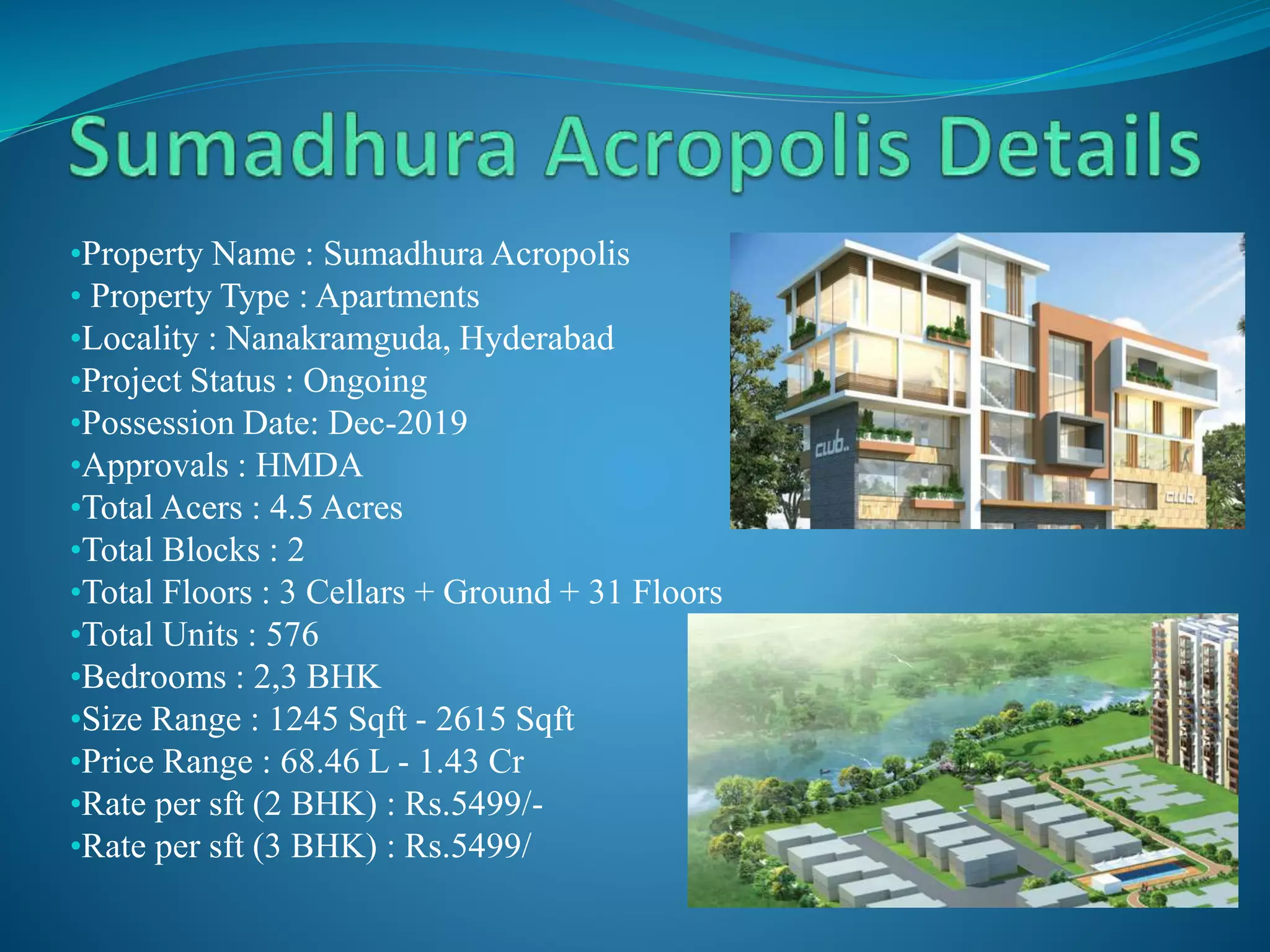 Sumadhura Acropolis | PPTX