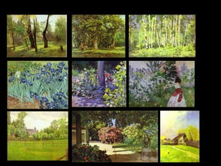 Šuma i priroda u proleće - reprodukcije kao motivacija | PPT