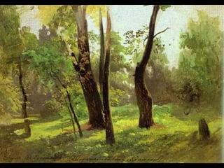 Šuma i priroda u proleće - reprodukcije kao motivacija | PPT