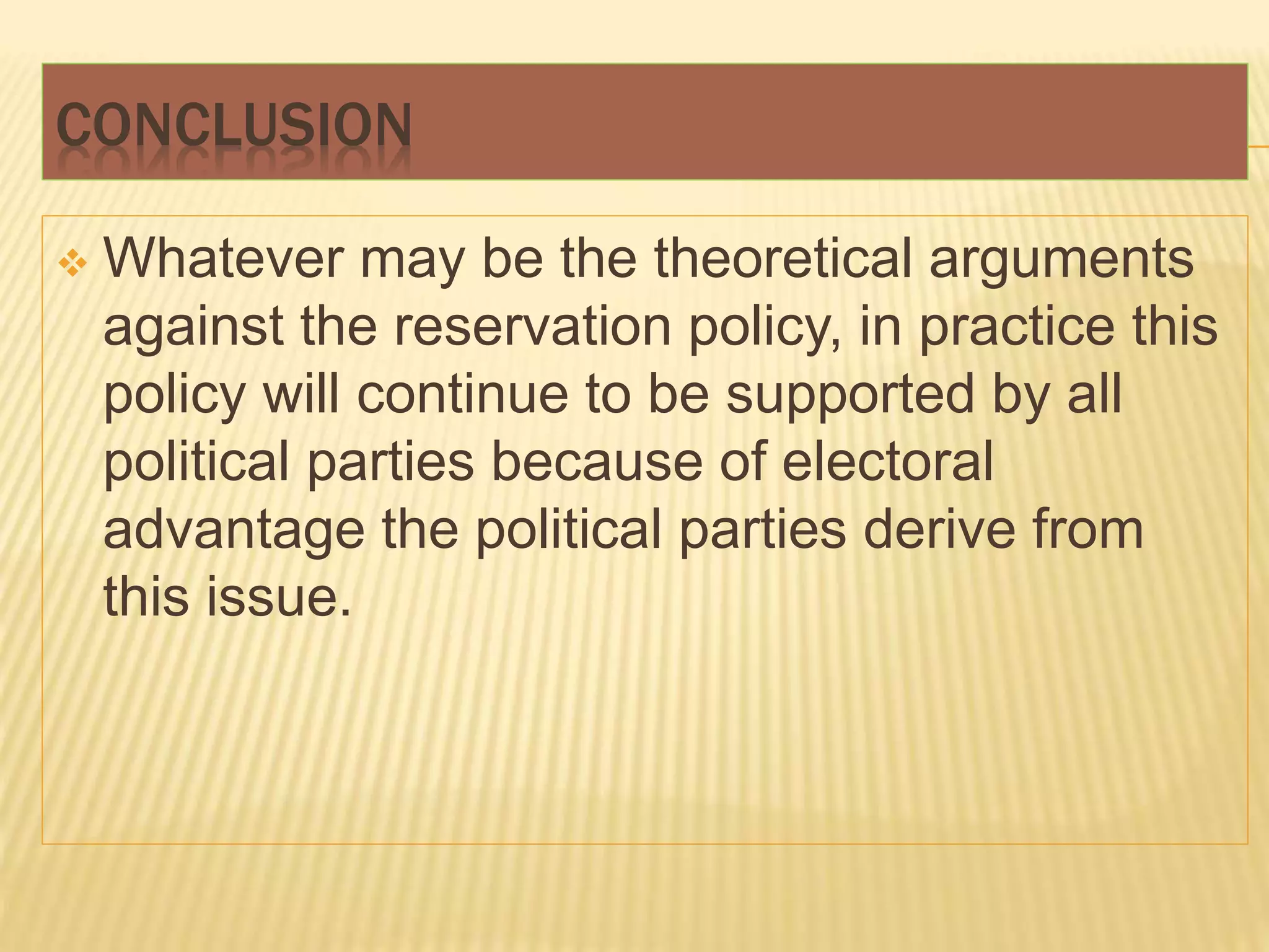 RESERVATIONS FOR WOMEN | PPTX