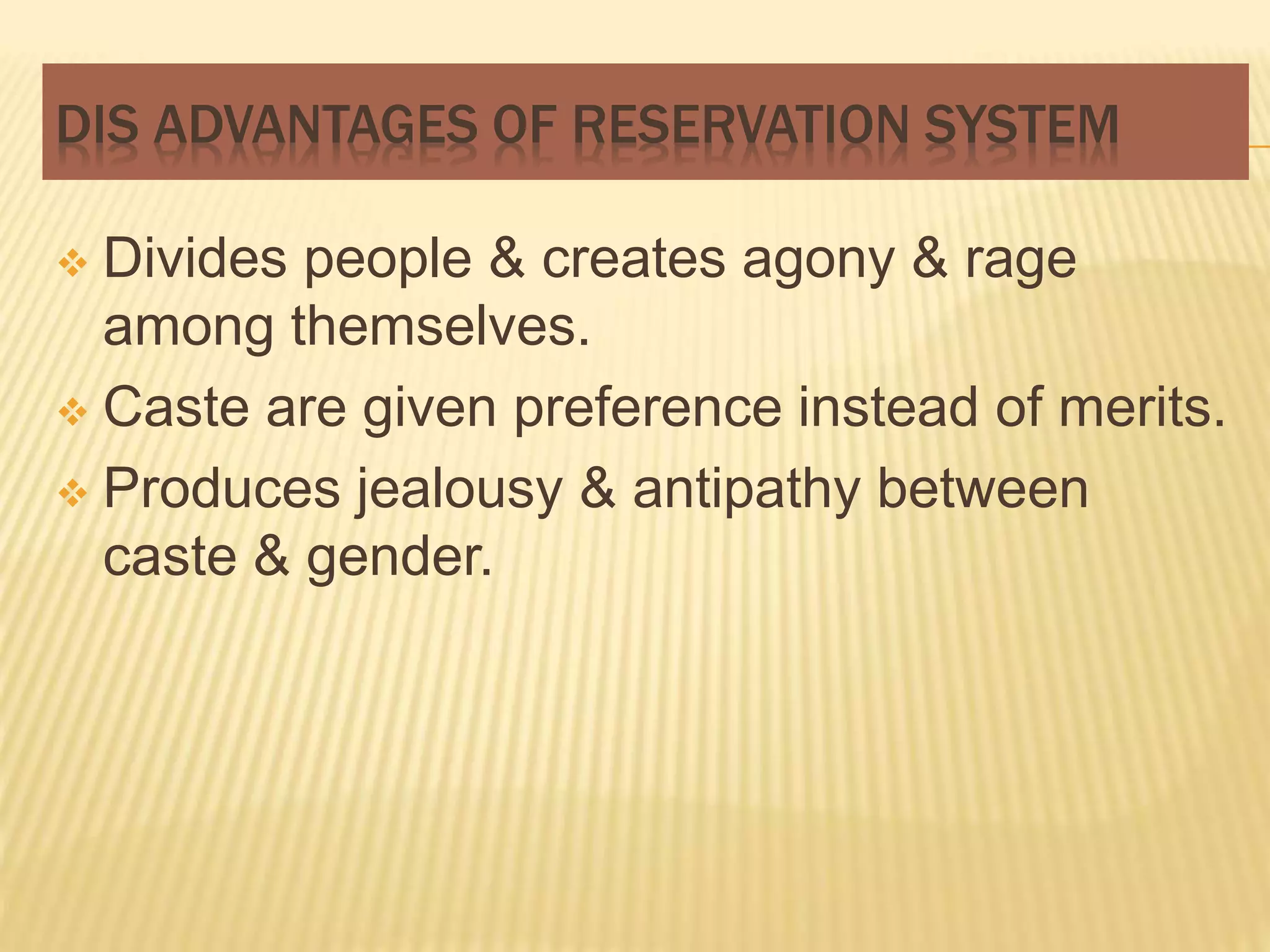 RESERVATIONS FOR WOMEN | PPTX