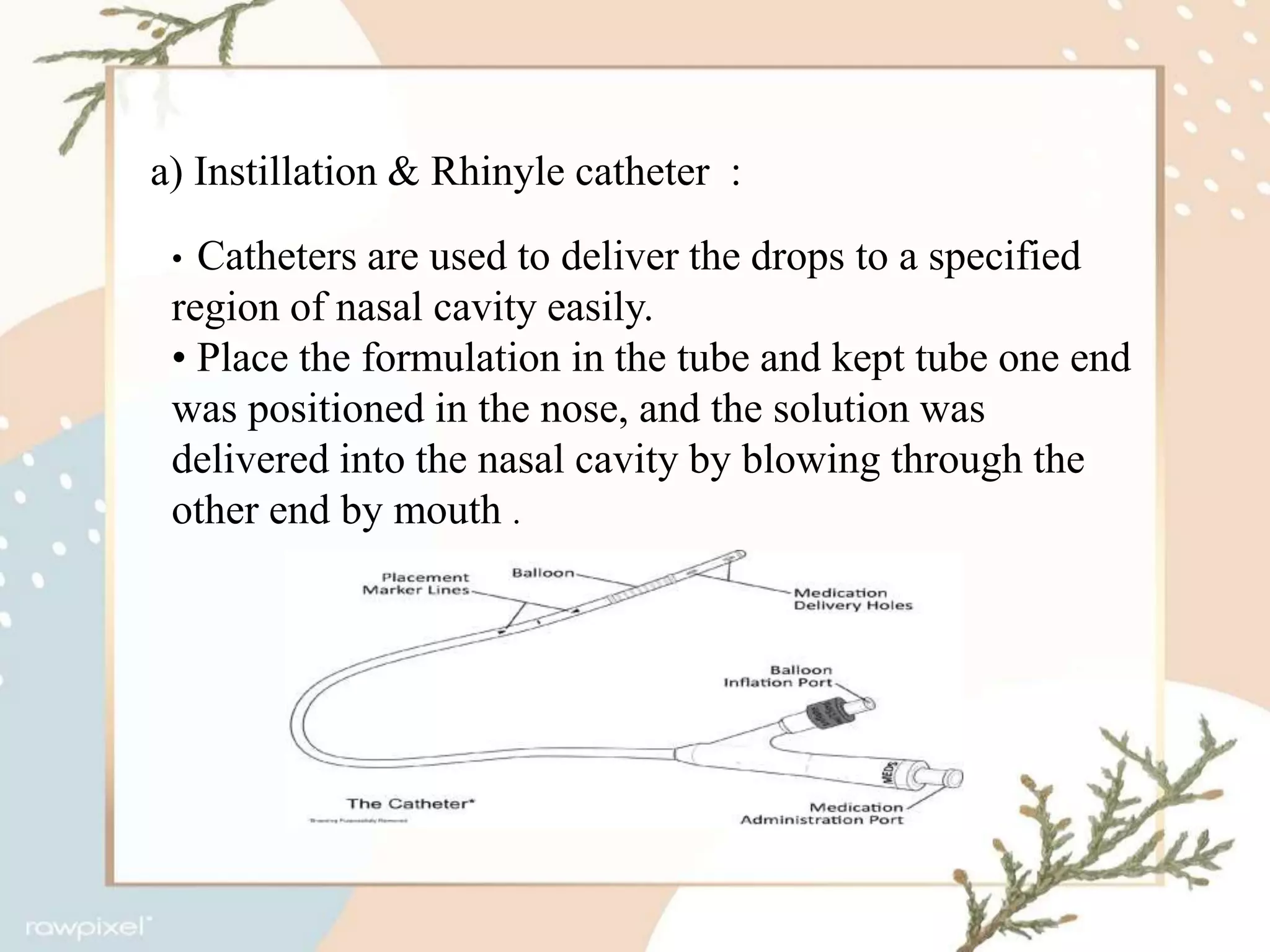 Intranasal drug delivery system | PPTX