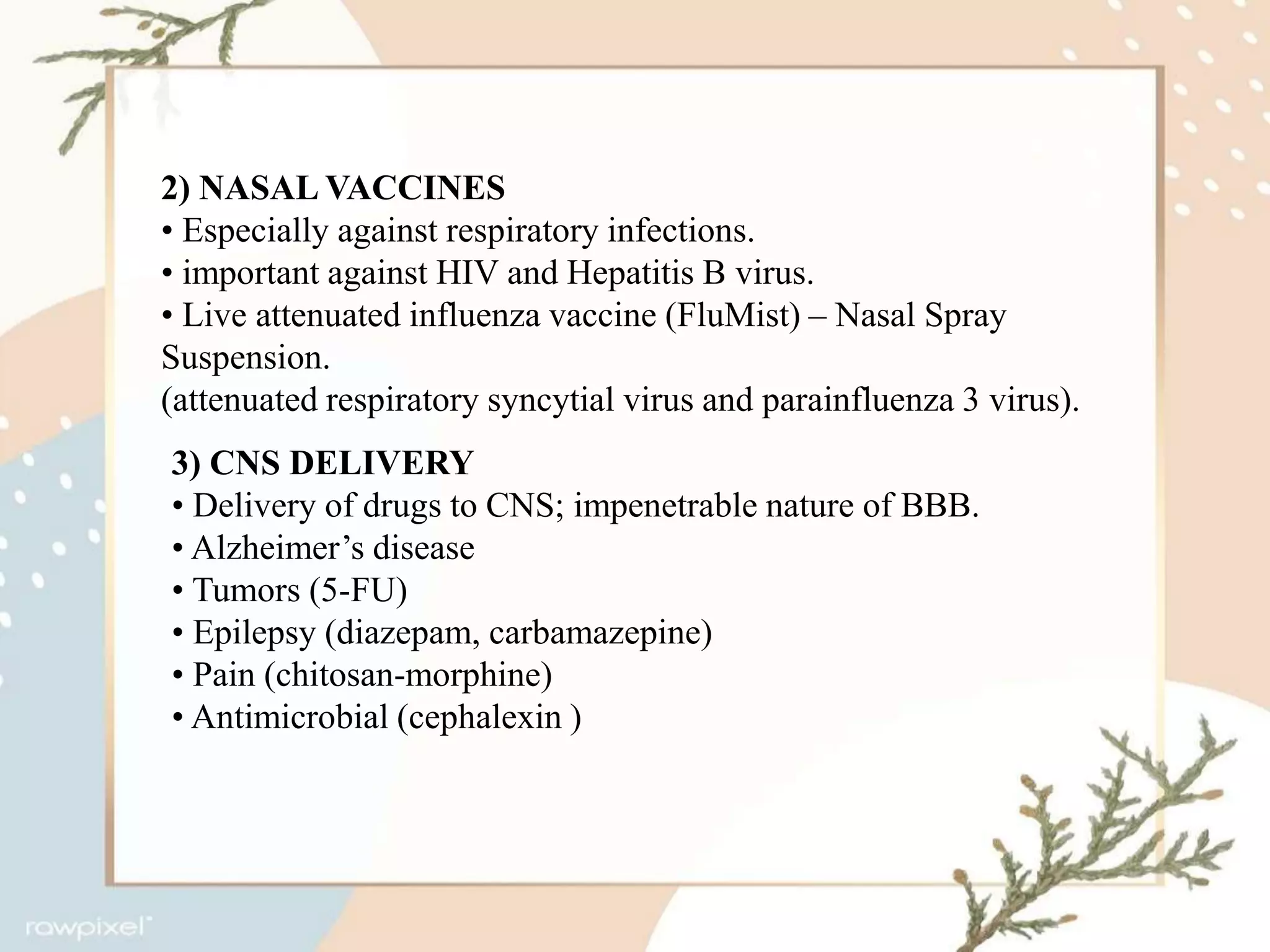 Intranasal drug delivery system | PPTX