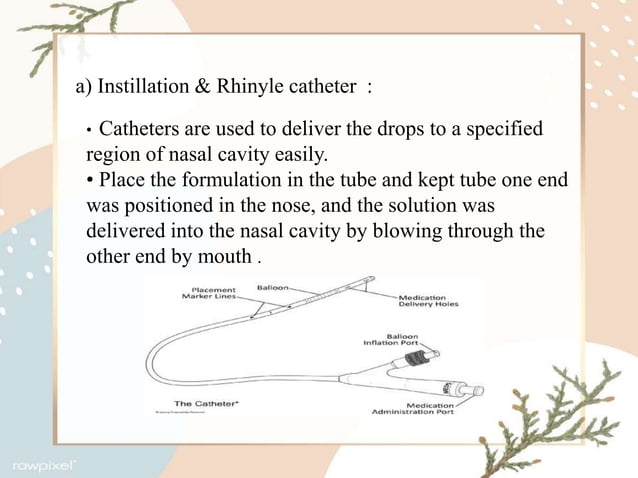 Intranasal drug delivery system | PPTX