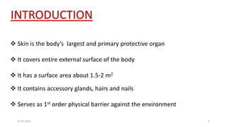 Structure And function of skin .pdf | Skin and Dermatology | Diseases ...