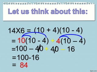 Sum Or Difference Of Squares