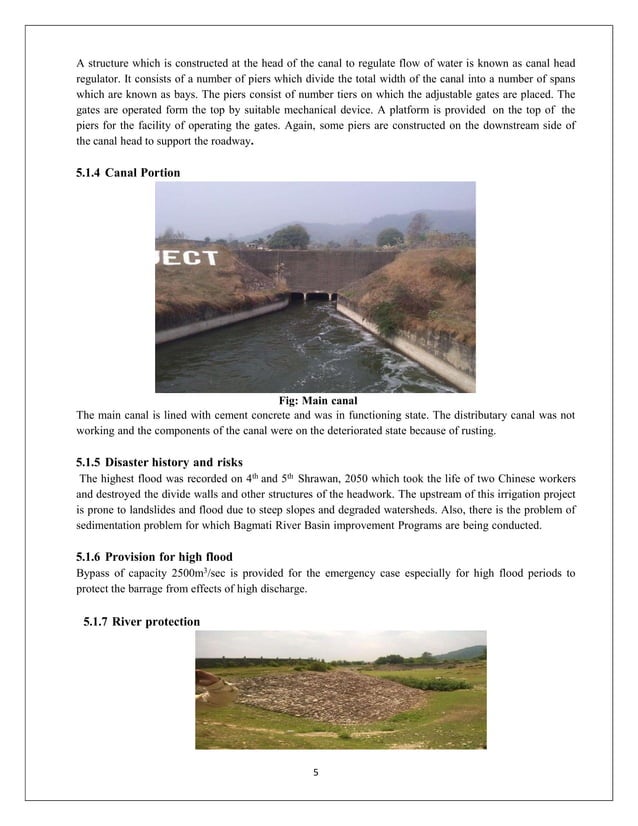 Irrigation and drainage engineering Field report .pdf | Civil ...